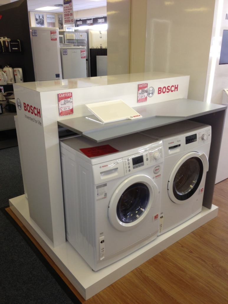 Bosch Display Units - NM-JOINERY. Retail, Woodworking, Exhibition ...